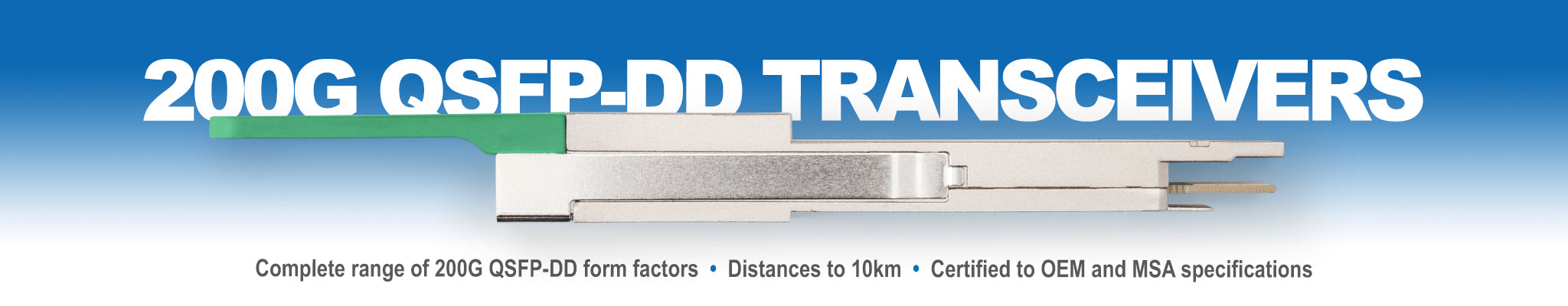 200G QSFP-DD Transceivers – Proficium, Inc
