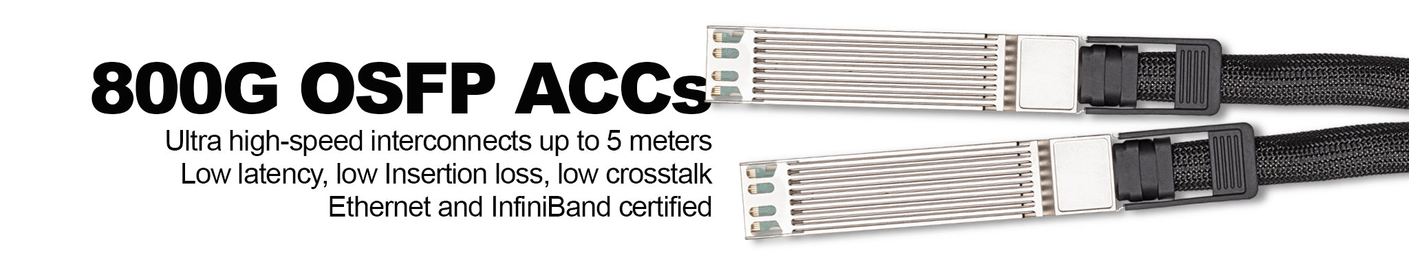 800G OSFP and Breakout Active Copper Cables – Proficium, Inc