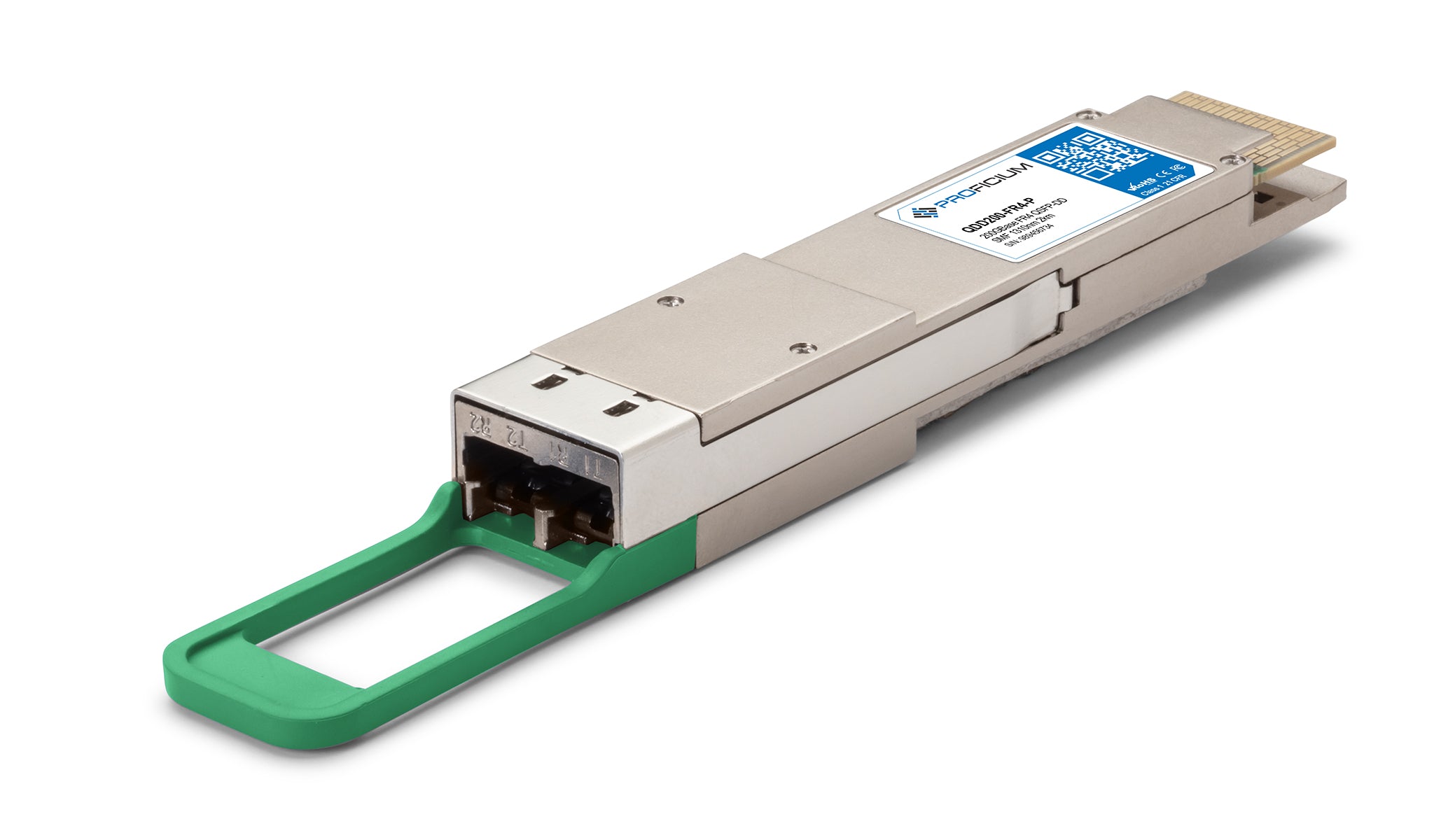 MSA Compliant 200GBase FR4 QSFP-DD SMF 1310nm 2km Transceiver ...