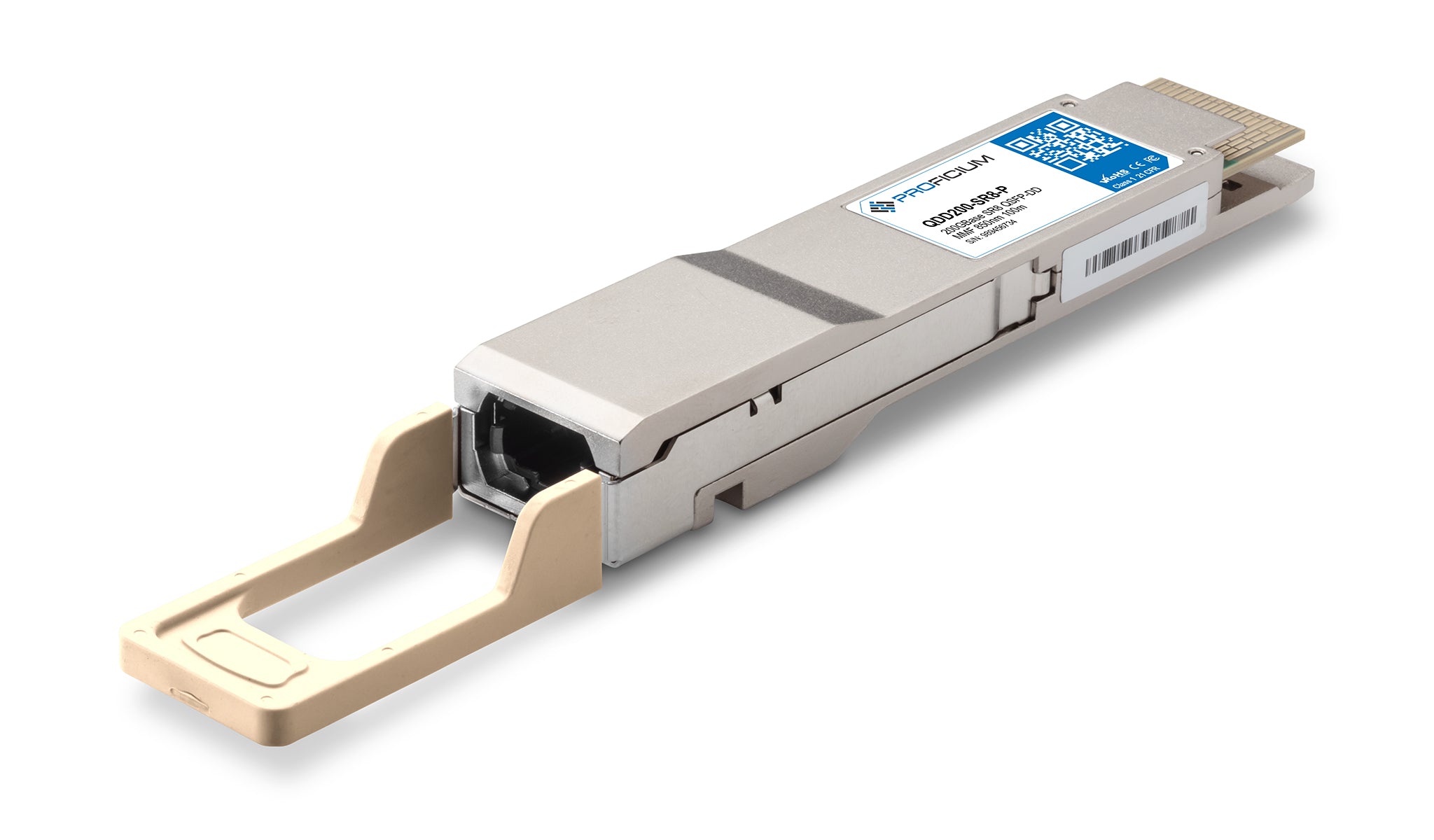 MSA Compliant 200GBase SR8 QSFP-DD MMF 850nm 100m Transceiver ...